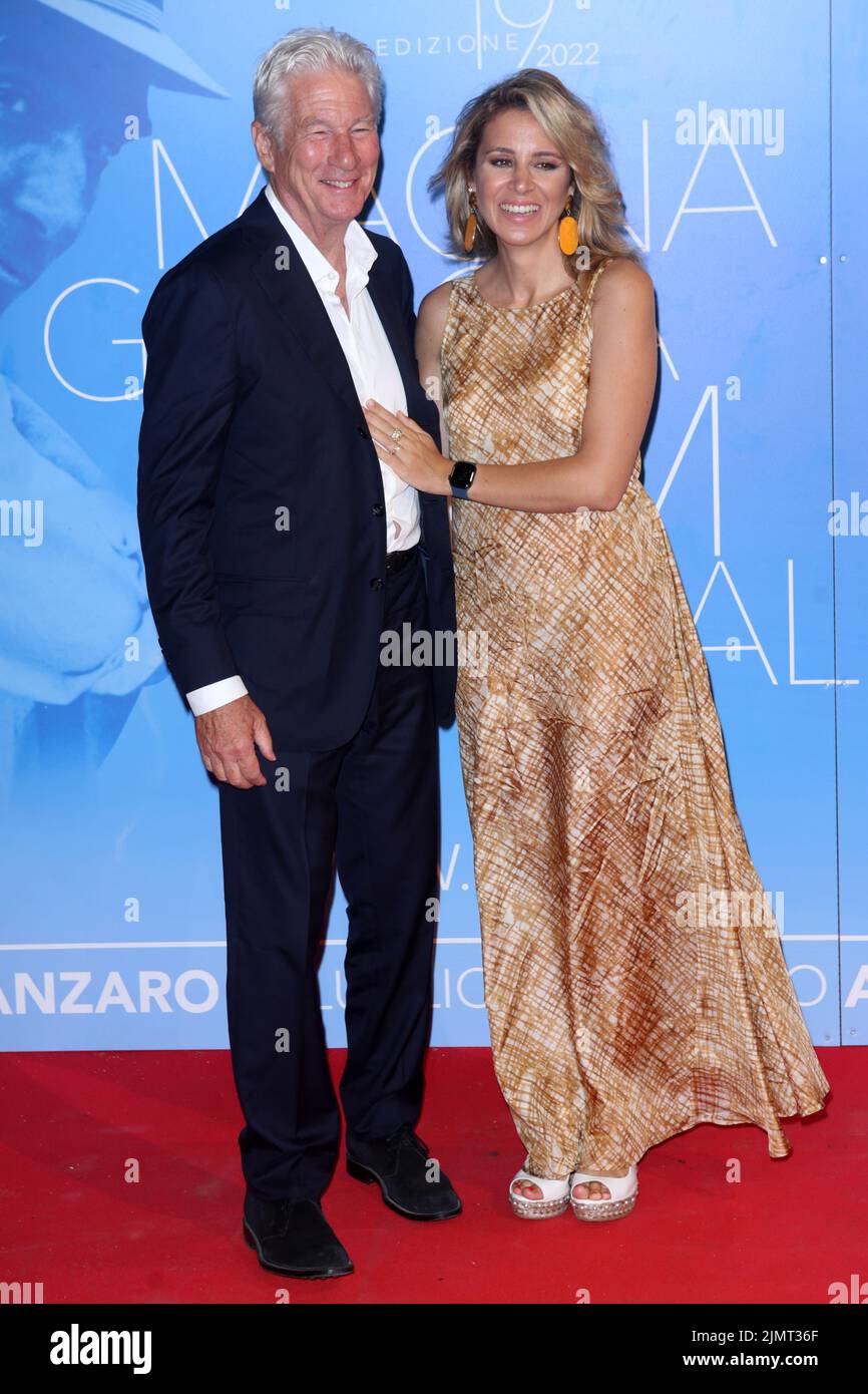 Richard Gere , Alejandra Silva 19th Edition Magna Graecia Film Festival ...