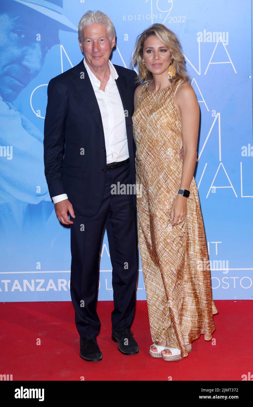 Richard Gere , Alejandra Silva 19th Edition Magna Graecia Film Festival ...
