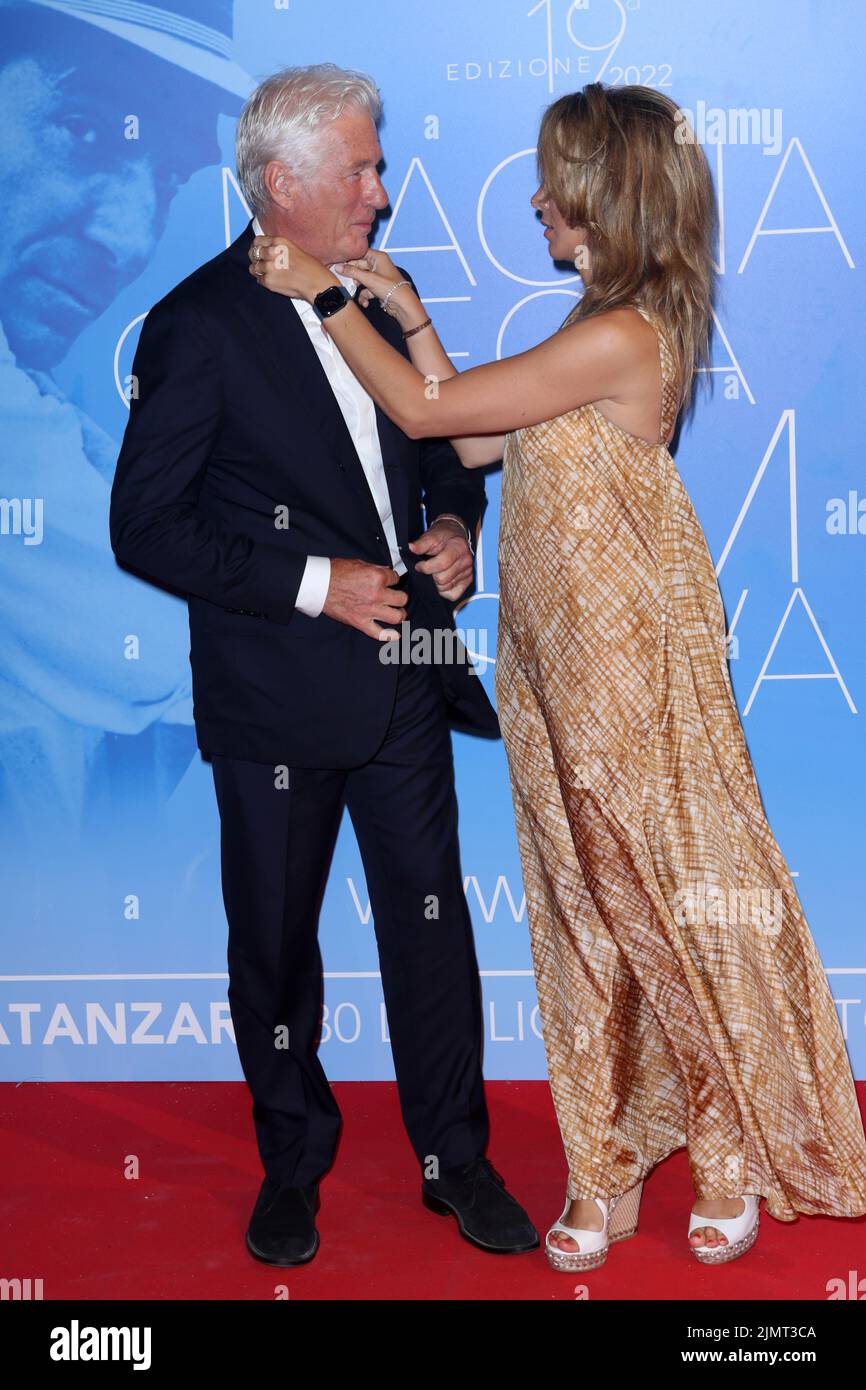 Richard Gere , Alejandra Silva 19th Edition Magna Graecia Film Festival ...