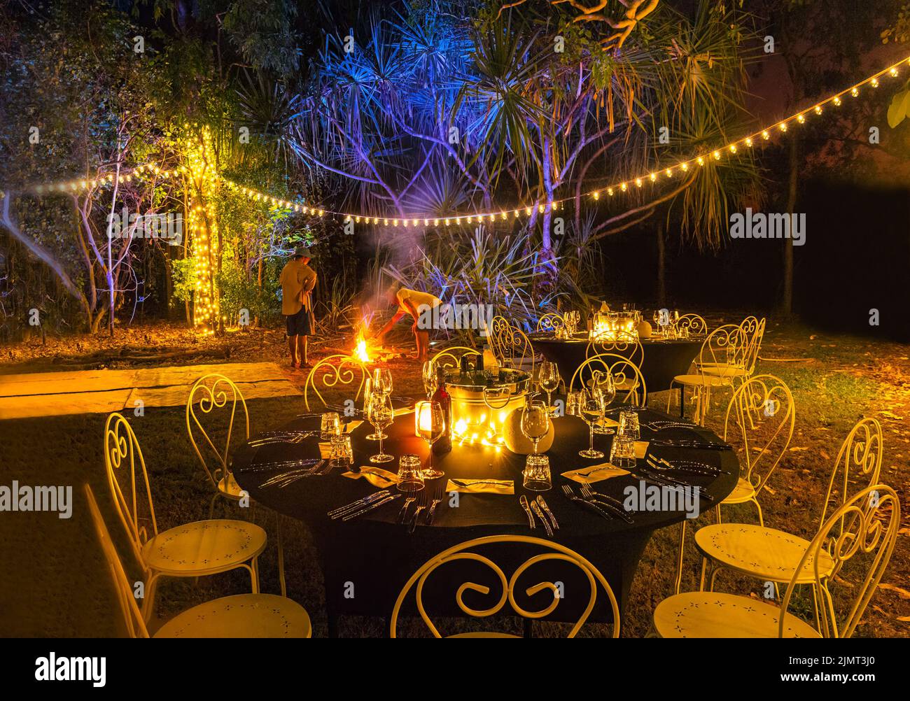 Candlelit tables and fairy lights at the Taste of Kakadu Festival ... Candlelit tables and fairy lights at the Taste of Kakadu Festival ...