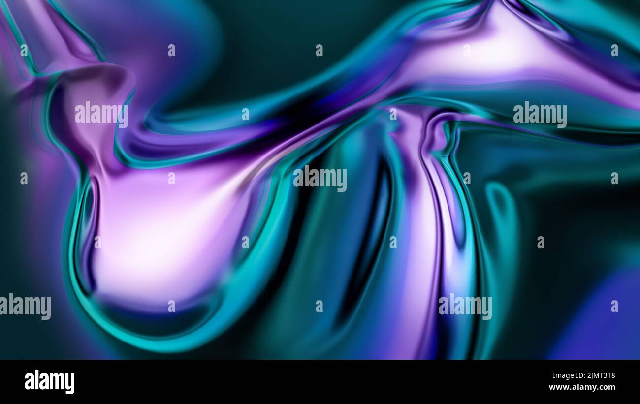 Abstract 3D Chrome Background Stock Photo - Alamy