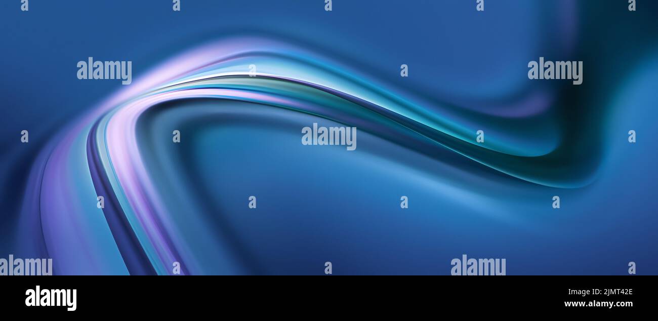 Ultra Wide Abstract Blue Background Stock Photo - Alamy