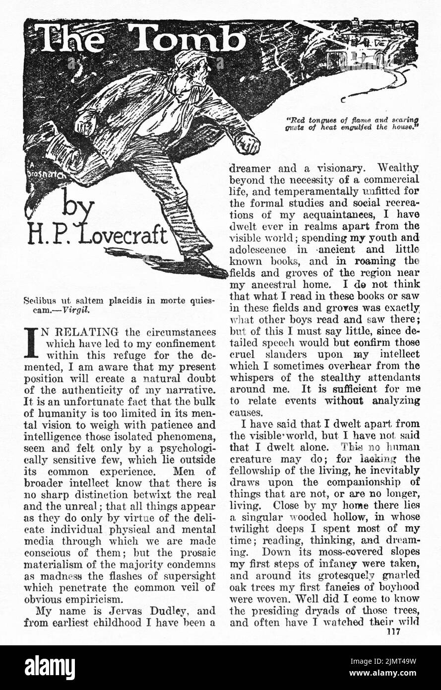 The Tomb, by H. P. Lovecraft. Illustration by Andrew Brosnatch from ...