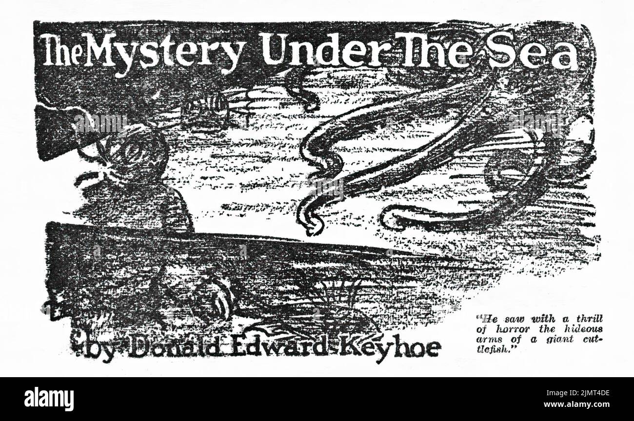 The Mystery Under the Sea, by Donald Edward Keyhoe. Illustration by ...