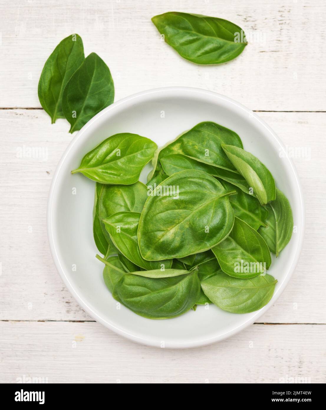 Top view basil plant hi-res stock photography and images - Alamy