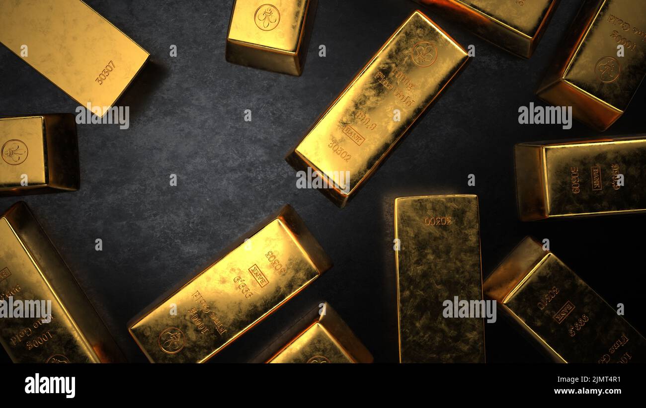 Fine Gold Bars 1kg Stock Photo - Alamy