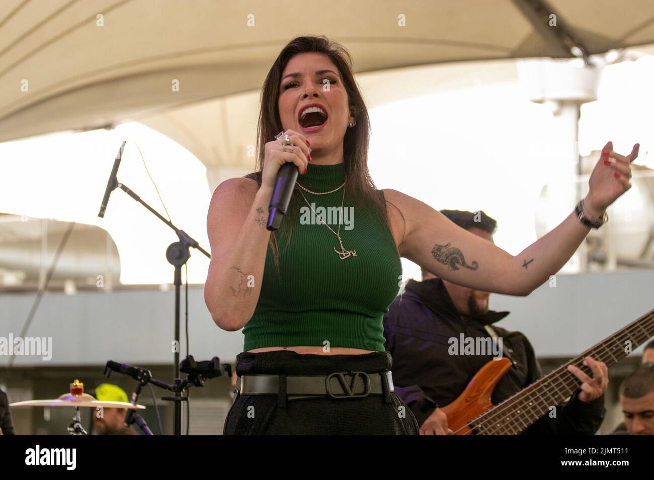 Sao Paulo, Sao Paulo, Brasil. 7th Aug, 2022. (INT) Show of Brazilian ...