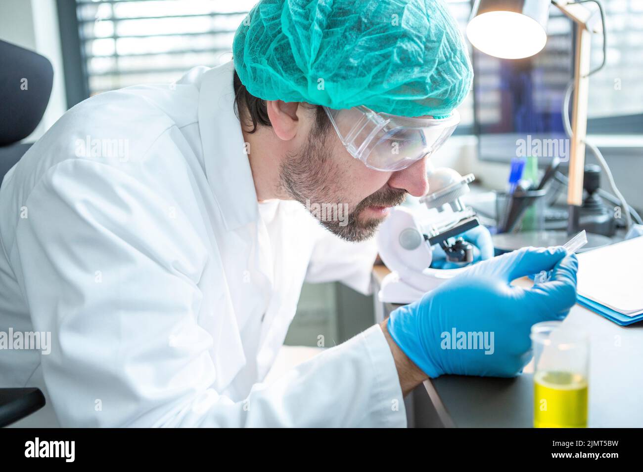 Scientist Modern Lab Stock Photo - Alamy