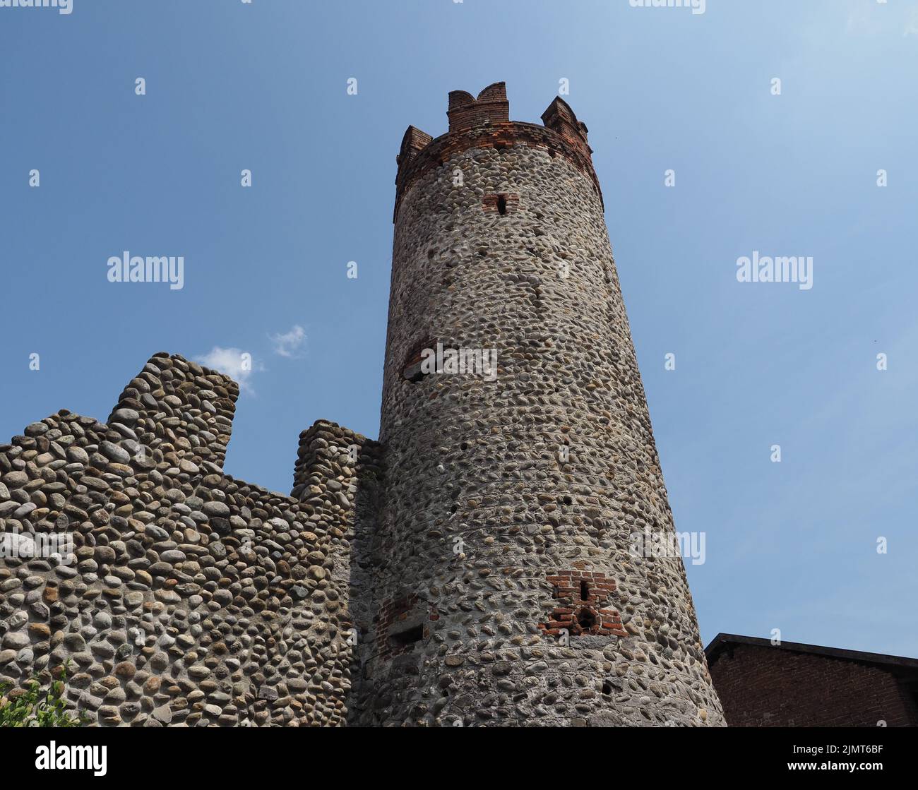 Ricetto fortified medieval village in Candelo, Italy Stock Photo - Alamy