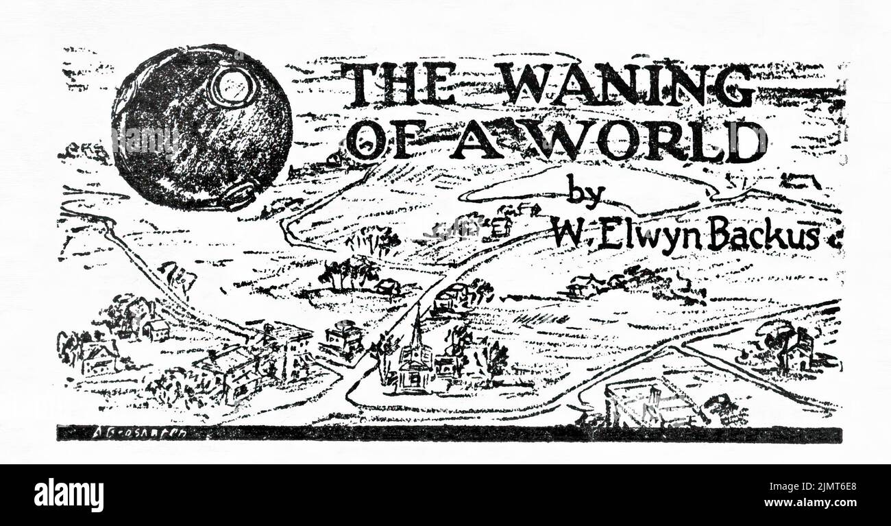 Waning of a world hi-res stock photography and images - Alamy