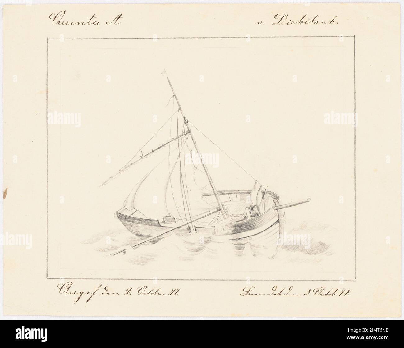 Segelboot 05 10 1877 hi-res stock photography and images - Alamy