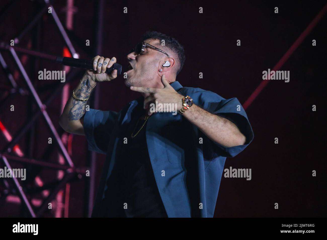 August 7, 2022, Pescara, Italy: Pescara, Italy, Porto Turistico, August ...