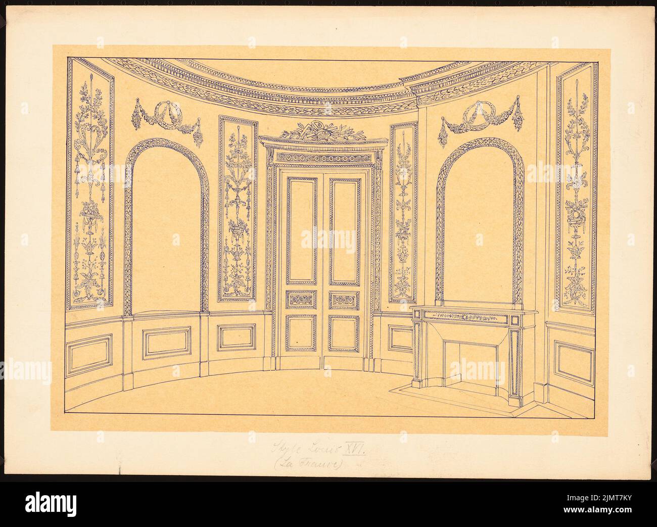 Louis seize room hi-res stock photography and images - Alamy