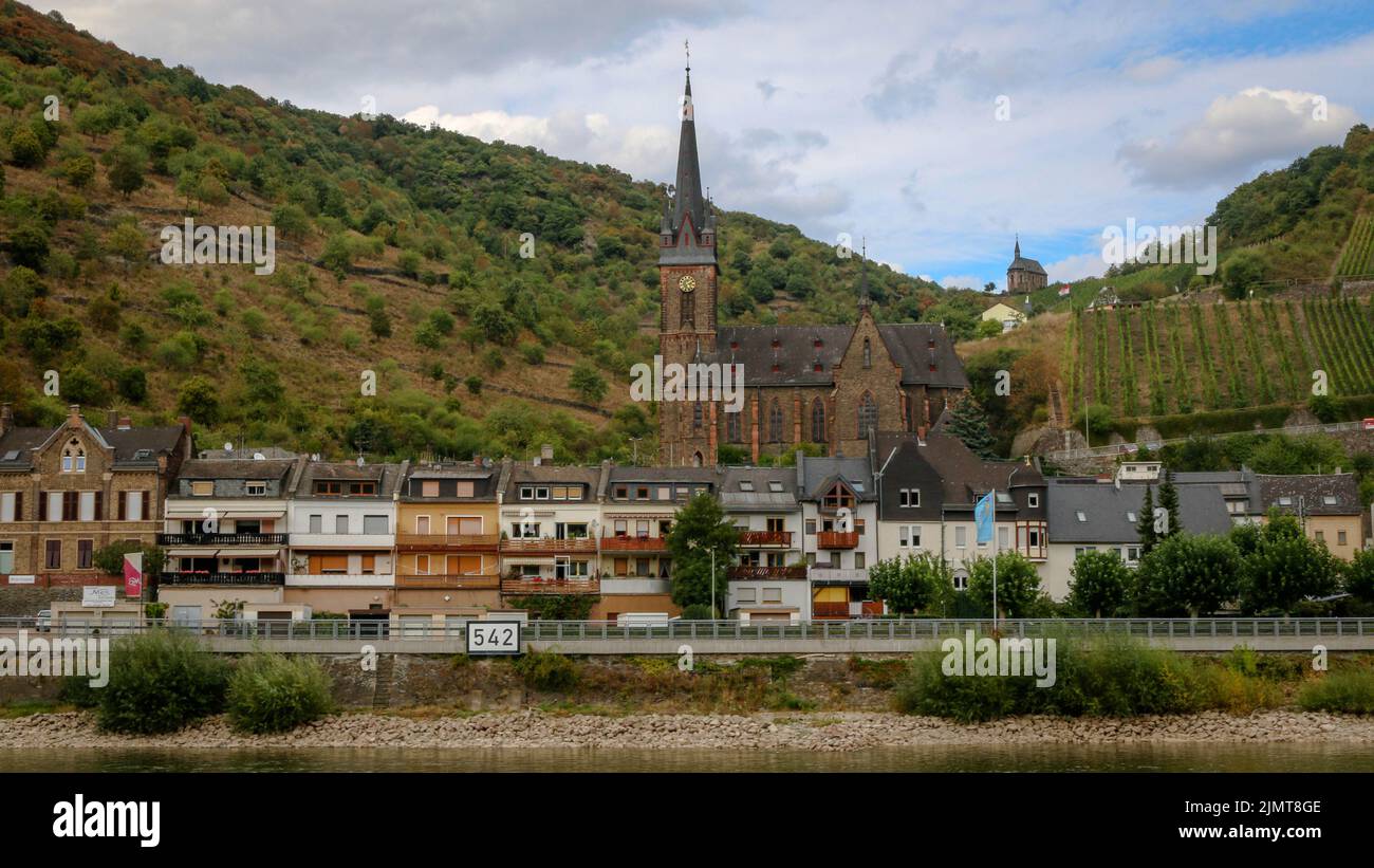 Scenes from the Rhine River, Germany Stock Photo - Alamy