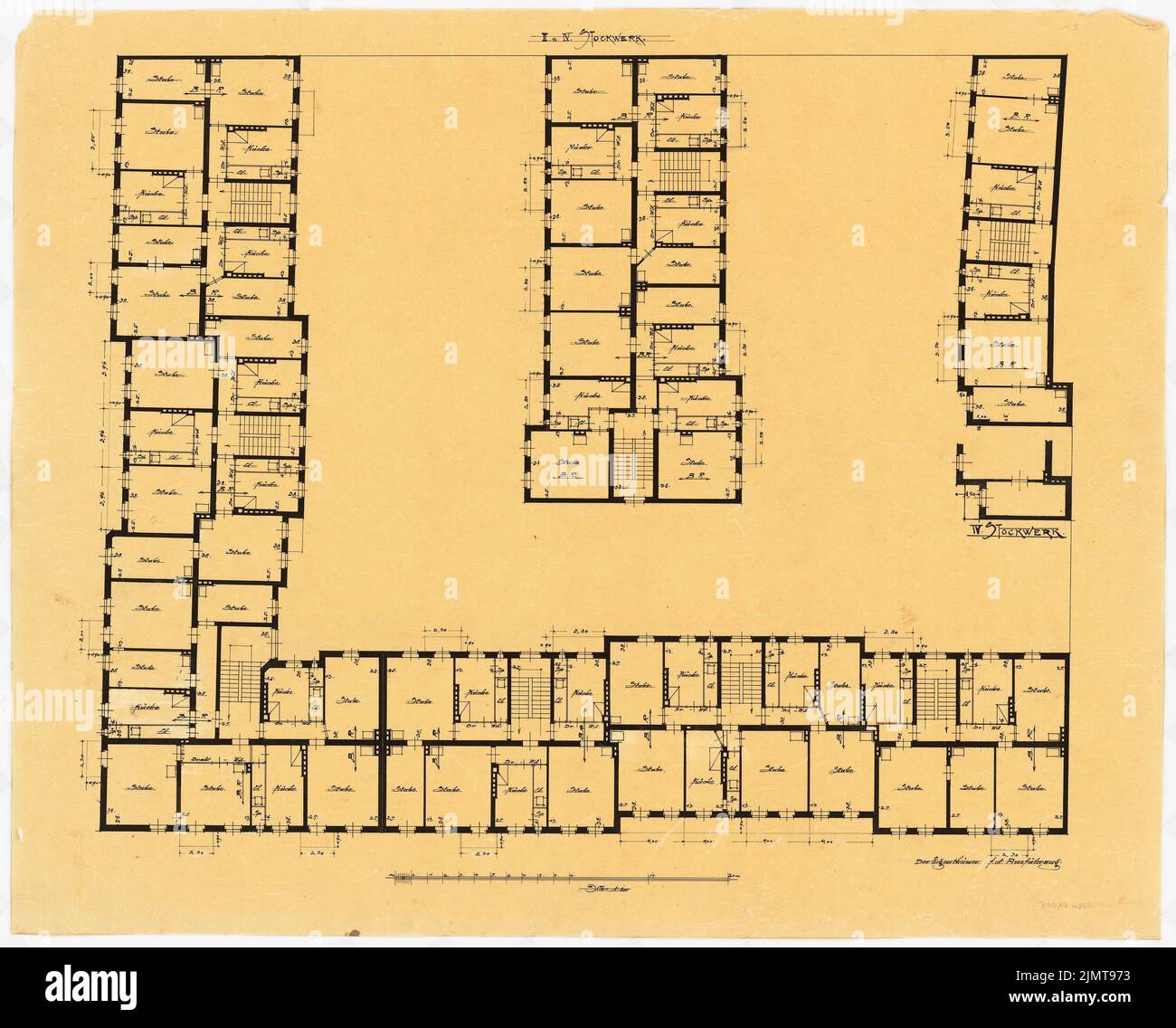 Messel Alfred (1853-1909), workers' homes in Berlin-Prenzlauer Berg ...