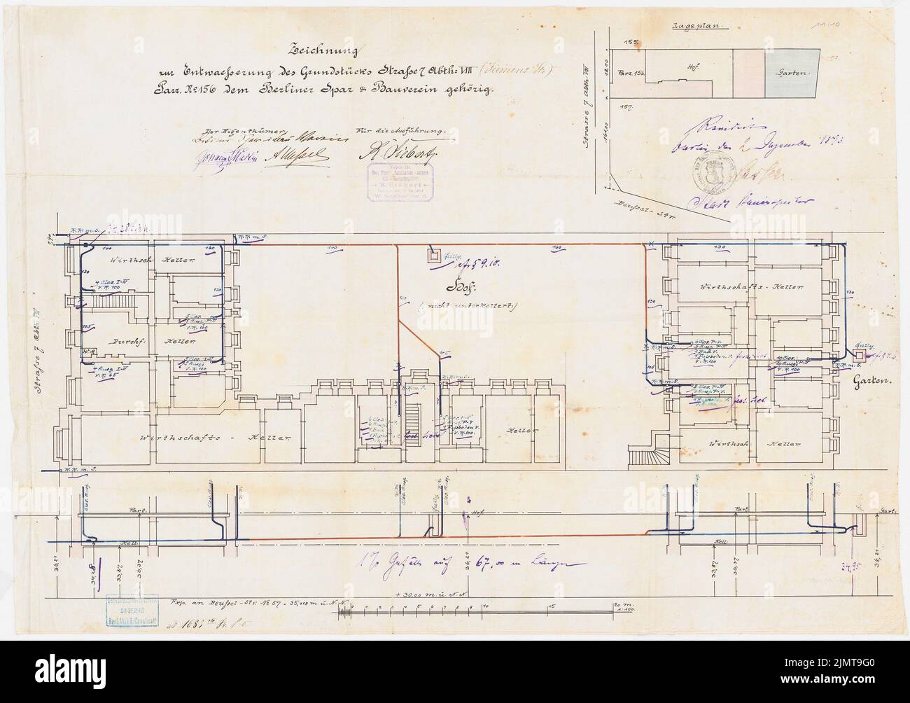 Messel Alfred (1853-1909), workers' homes in Berlin-Moabit (02.12.1893 ...