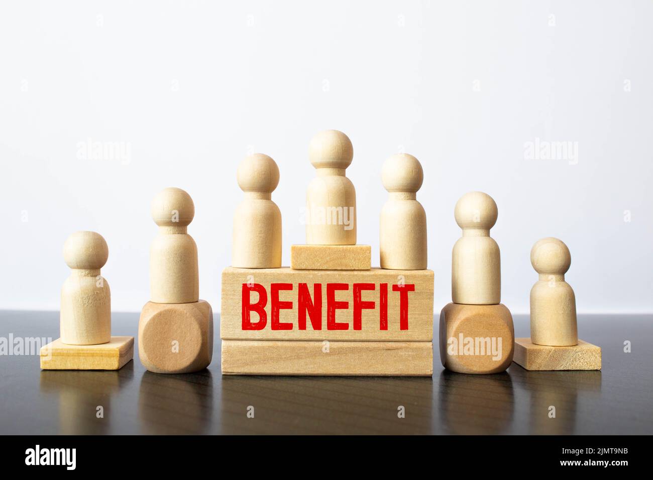 BENEFITS word made with building blocks Stock Photo - Alamy