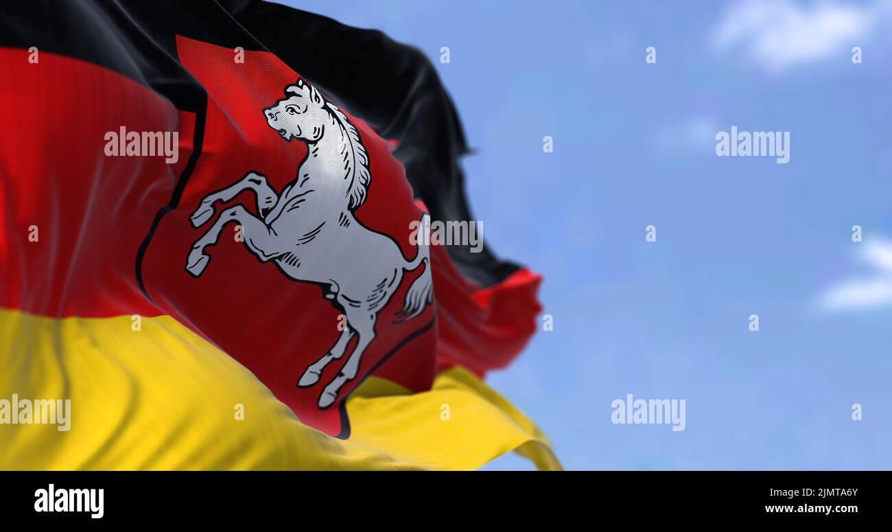 Lower saxony flag hi-res stock photography and images - Alamy