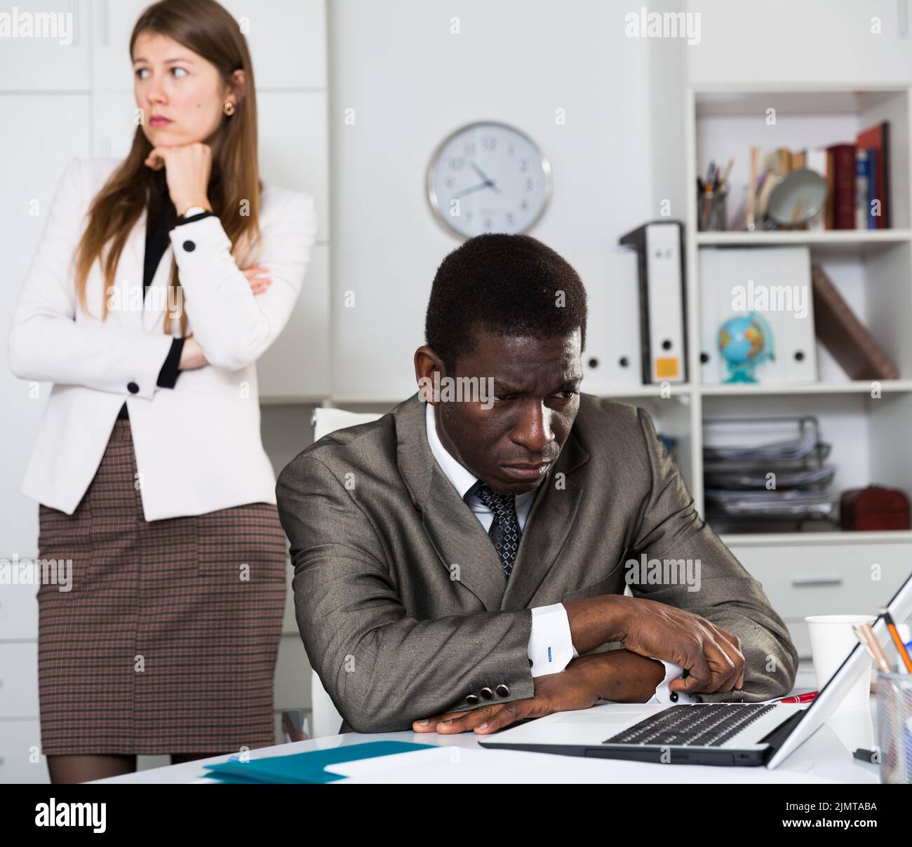 Depressing office computer hi-res stock photography and images - Alamy