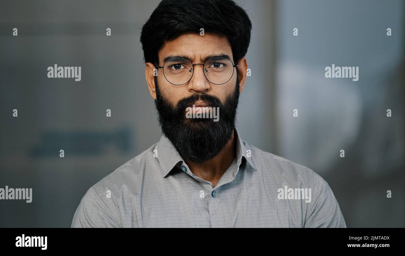 Close up sad bearded businessman hi-res stock photography and images - Alamy