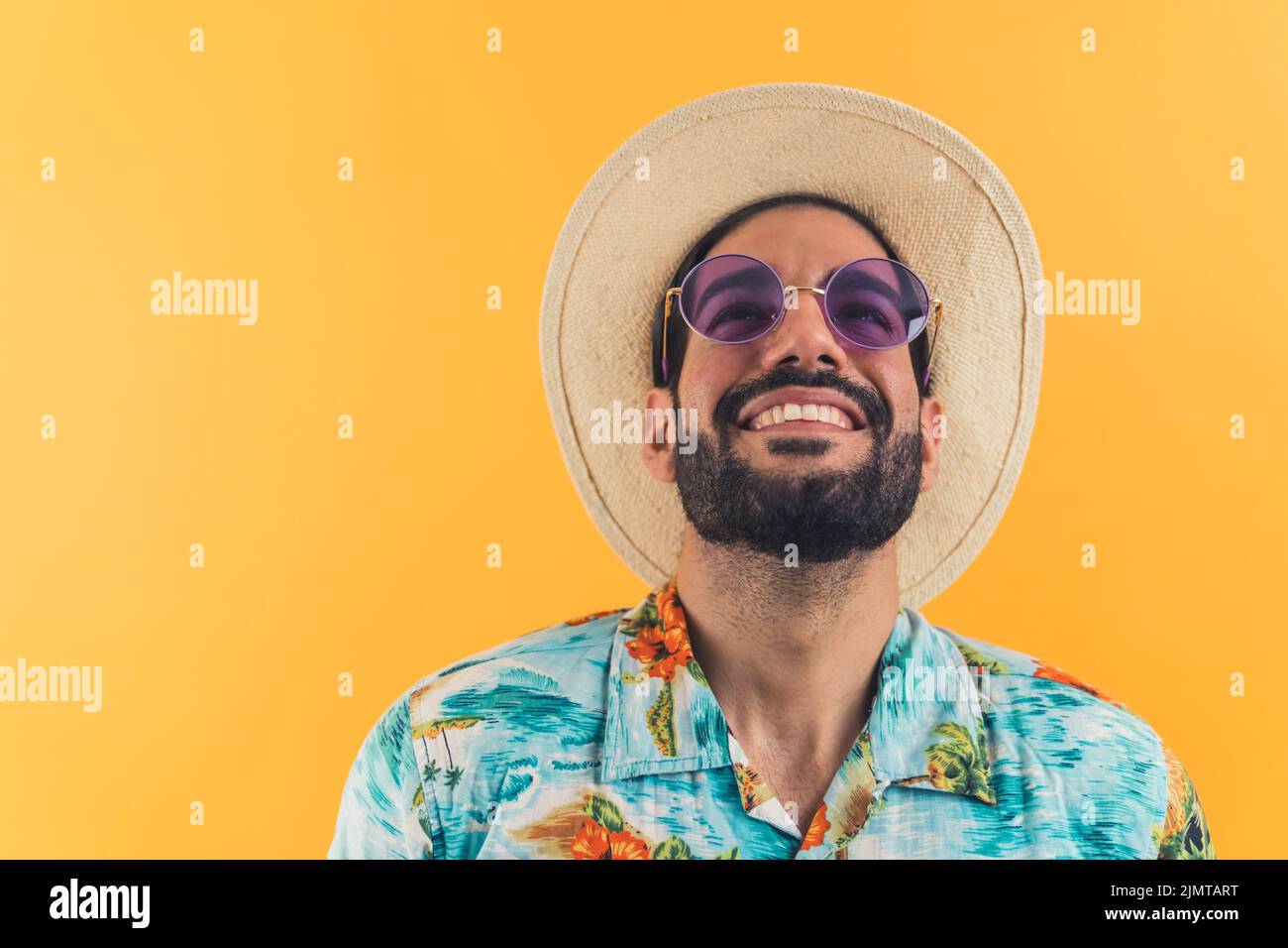 Hawaiian man studio shot hi-res stock photography and images - Alamy
