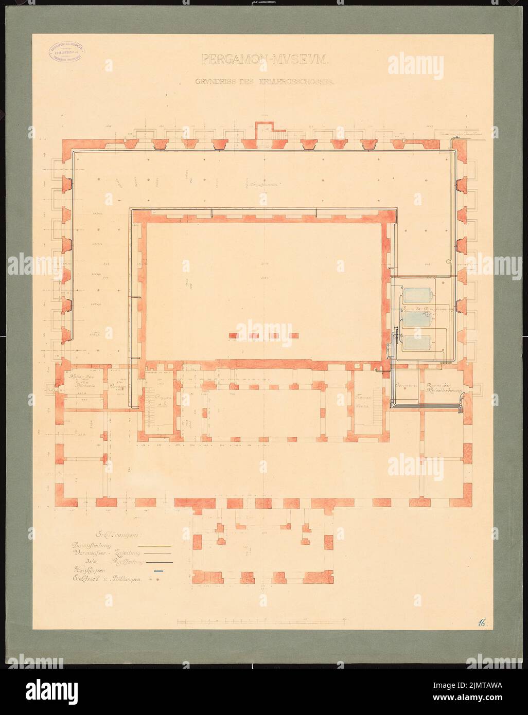 Wolff Fritz (1847-1921), Pergamon Museum on the Museum Island, Berlin ...