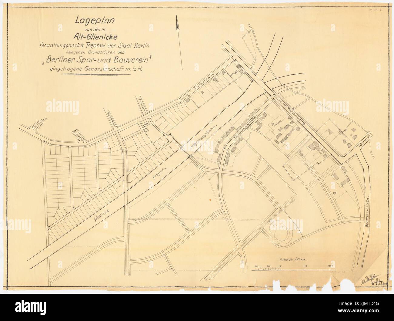 Taut Bruno (1880-1938), Gartenstadt Falkenberg in Berlin-Altglienicke ...
