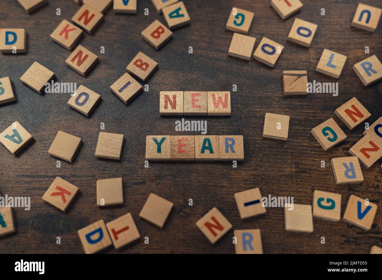 Happy New Year. Creative and funny idea for celebrating the upcoming ...