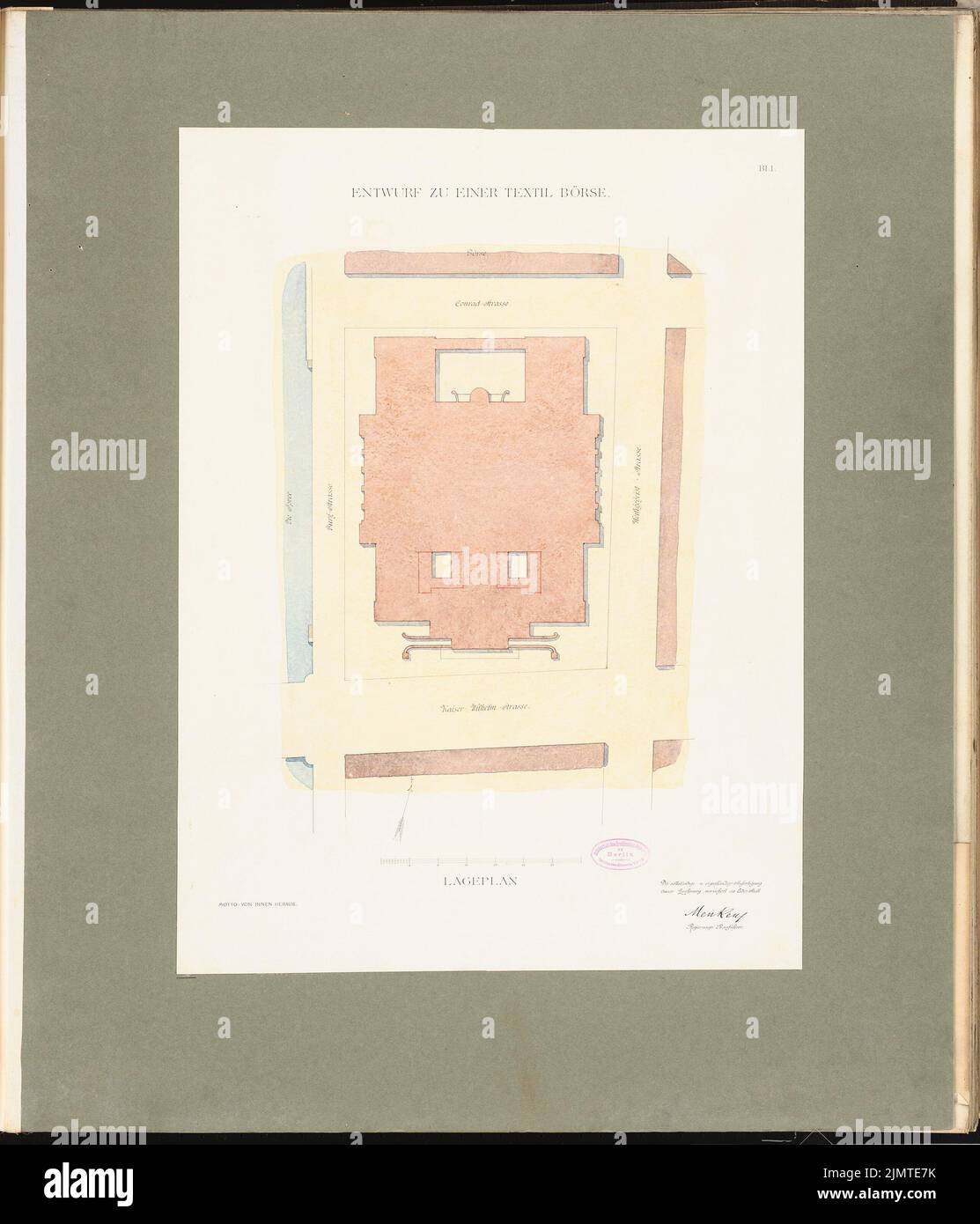 1903 lageplan hi-res stock photography and images - Alamy