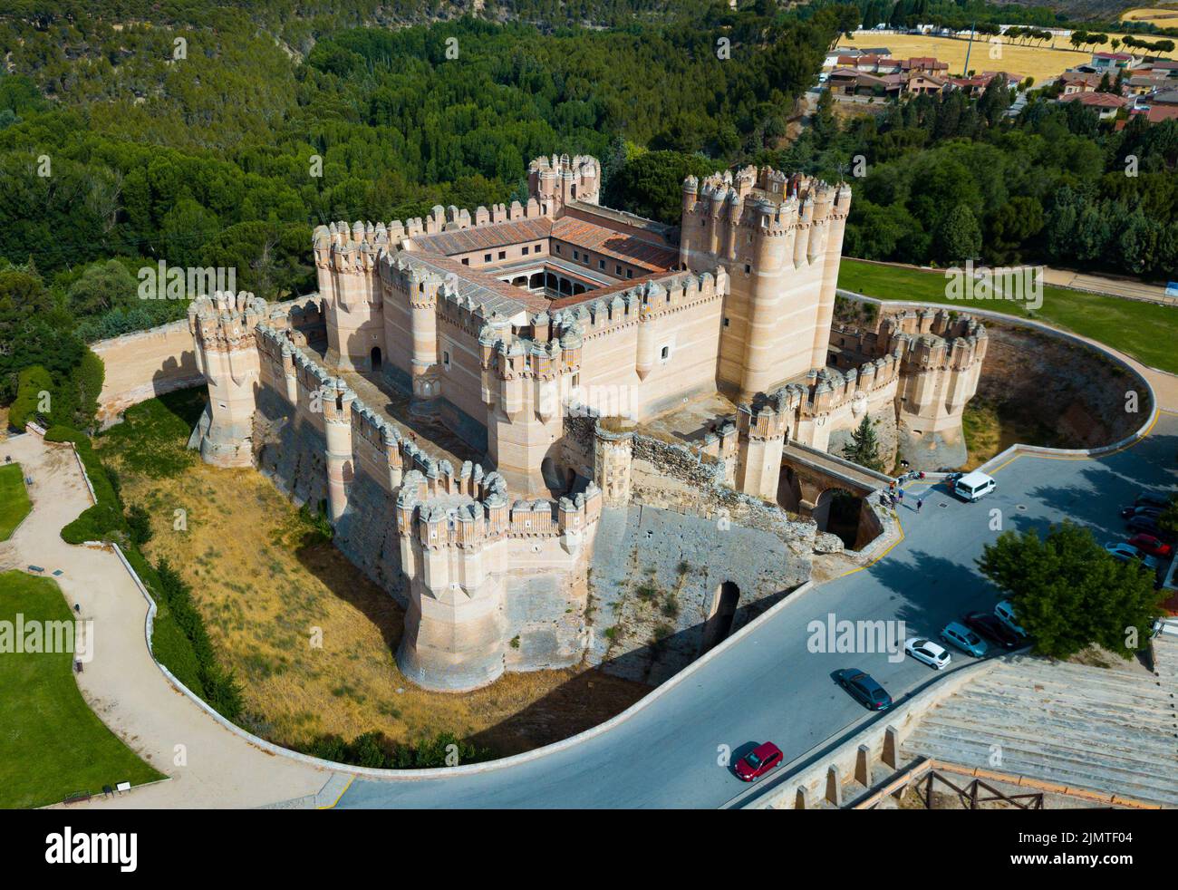 Castillo de Coca Stock Photo - Alamy