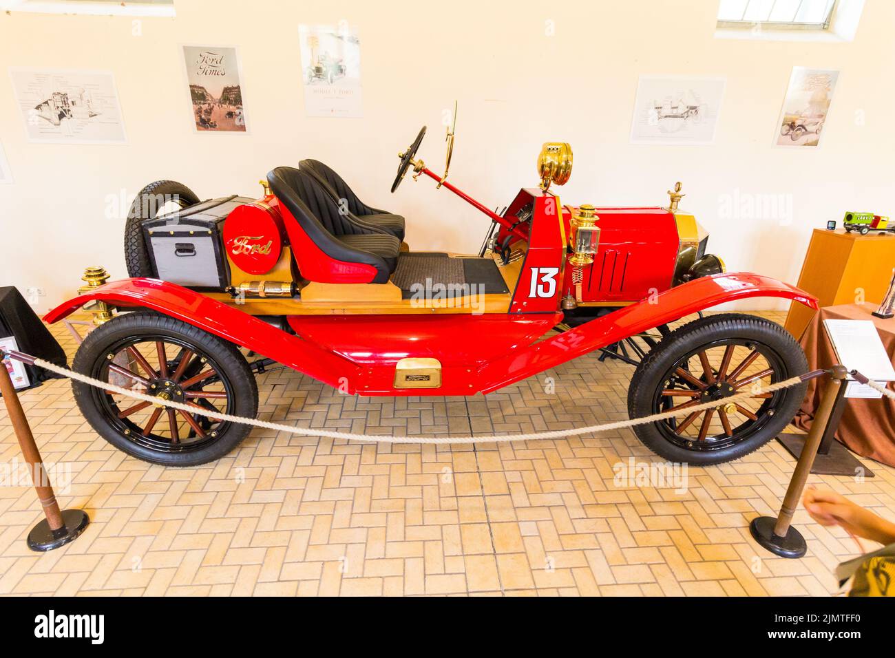 Red Ford T Speedster car 1915, Helikon Palace Museum (Festetics Palace ...