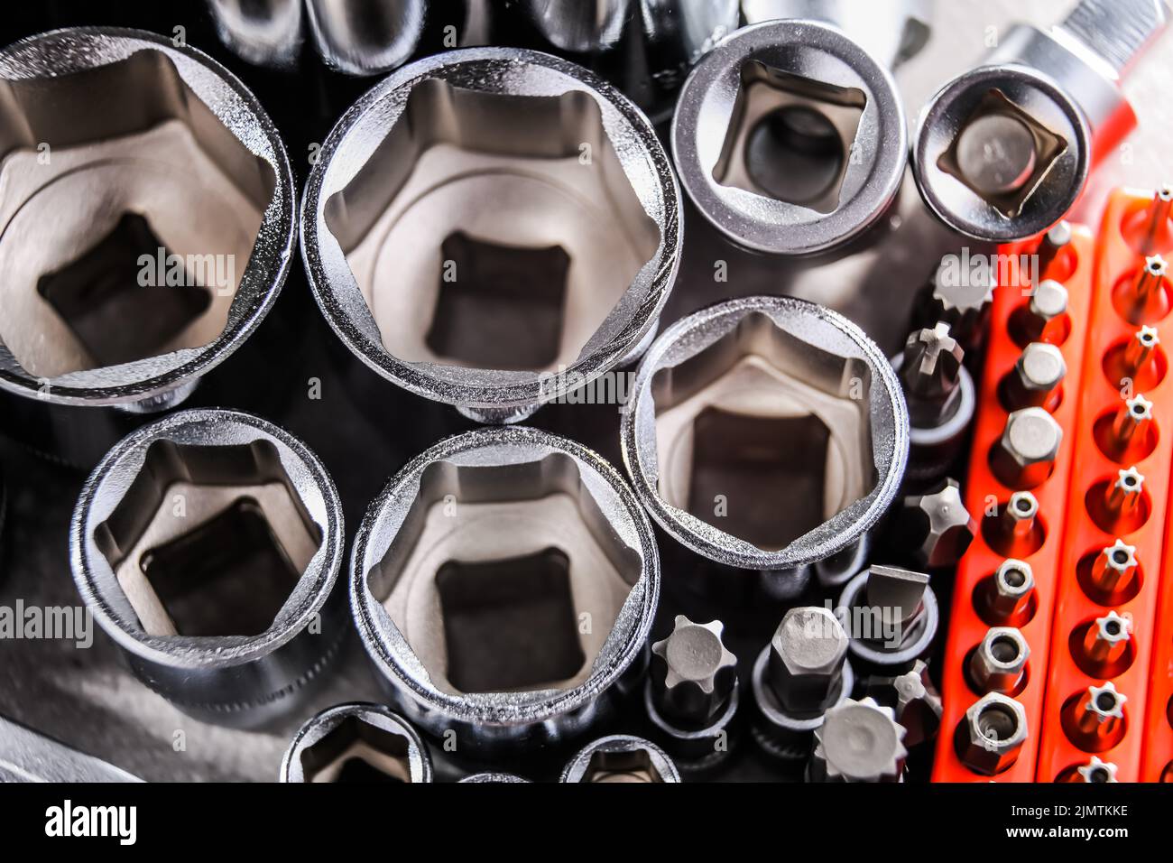 Composition variety metal tools hi-res stock photography and images - Alamy