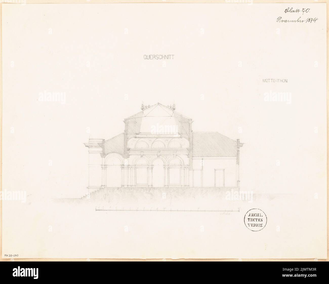 Unknown architect, exhibition building. Monthly competition November ...