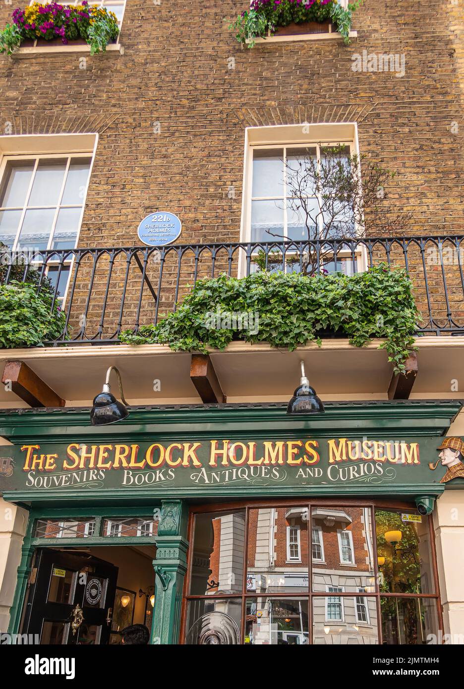 London, Great Britain - July 3, 2022: Facade part of Sherlock Holmes ...