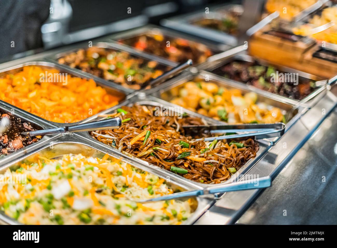 Food sold at food court hi-res stock photography and images - Alamy