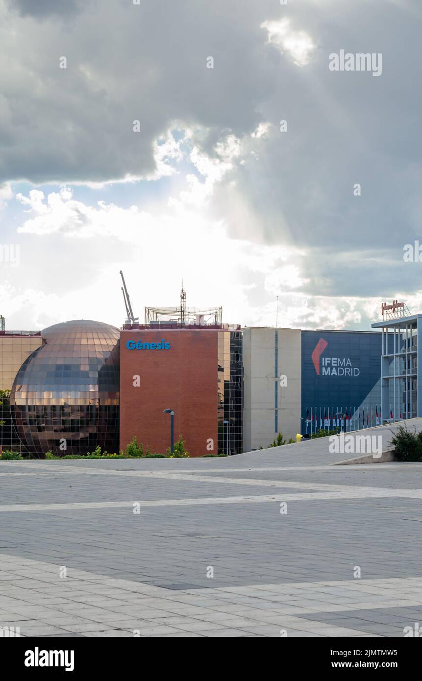 MADRID, SPAIN - JUNE 6, 2021: Buildings around IFEMA (short for ...