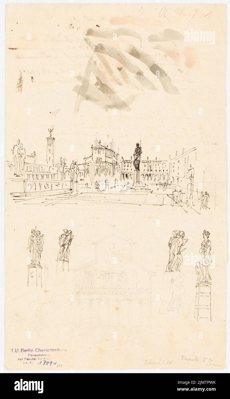 Strack Johann Heinrich (1805-1880), Berlin Cathedral (November 8, 1841 ...