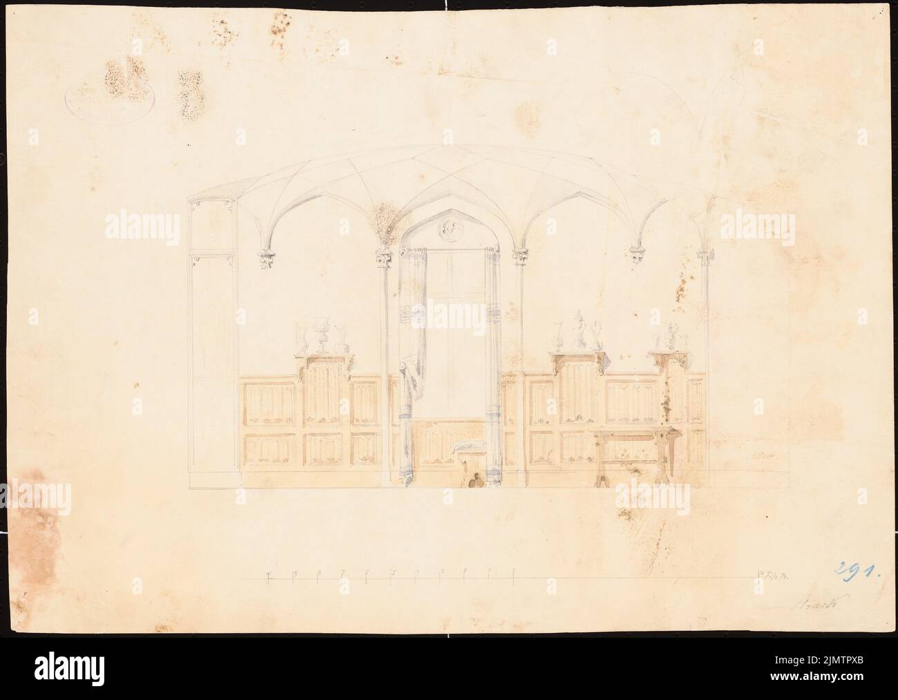 Querschnitt durch die gemacher hi-res stock photography and images - Alamy