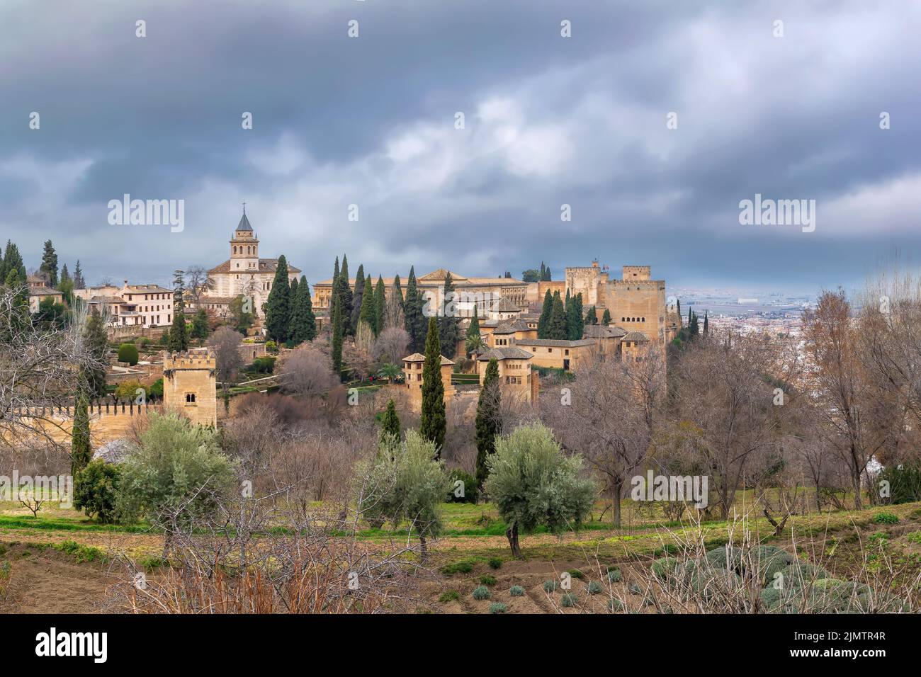 Granada alhambra view hi-res stock photography and images - Alamy