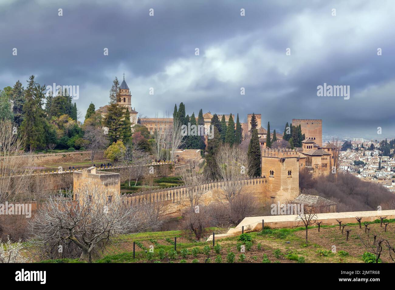Granada alhambra view hi-res stock photography and images - Alamy