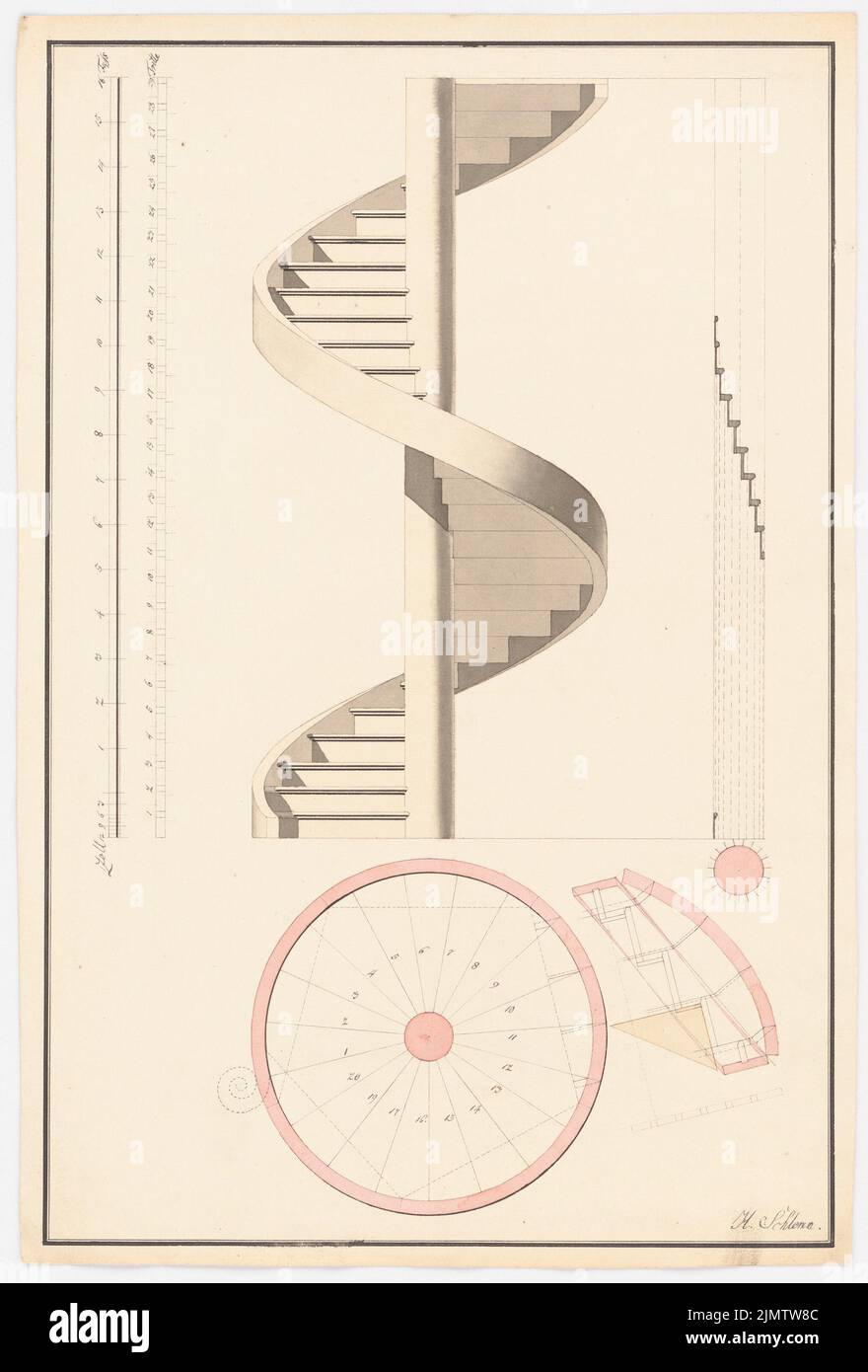 Spiral Staircase Floor Plan How To Draw Stairs On A Floor Plan?