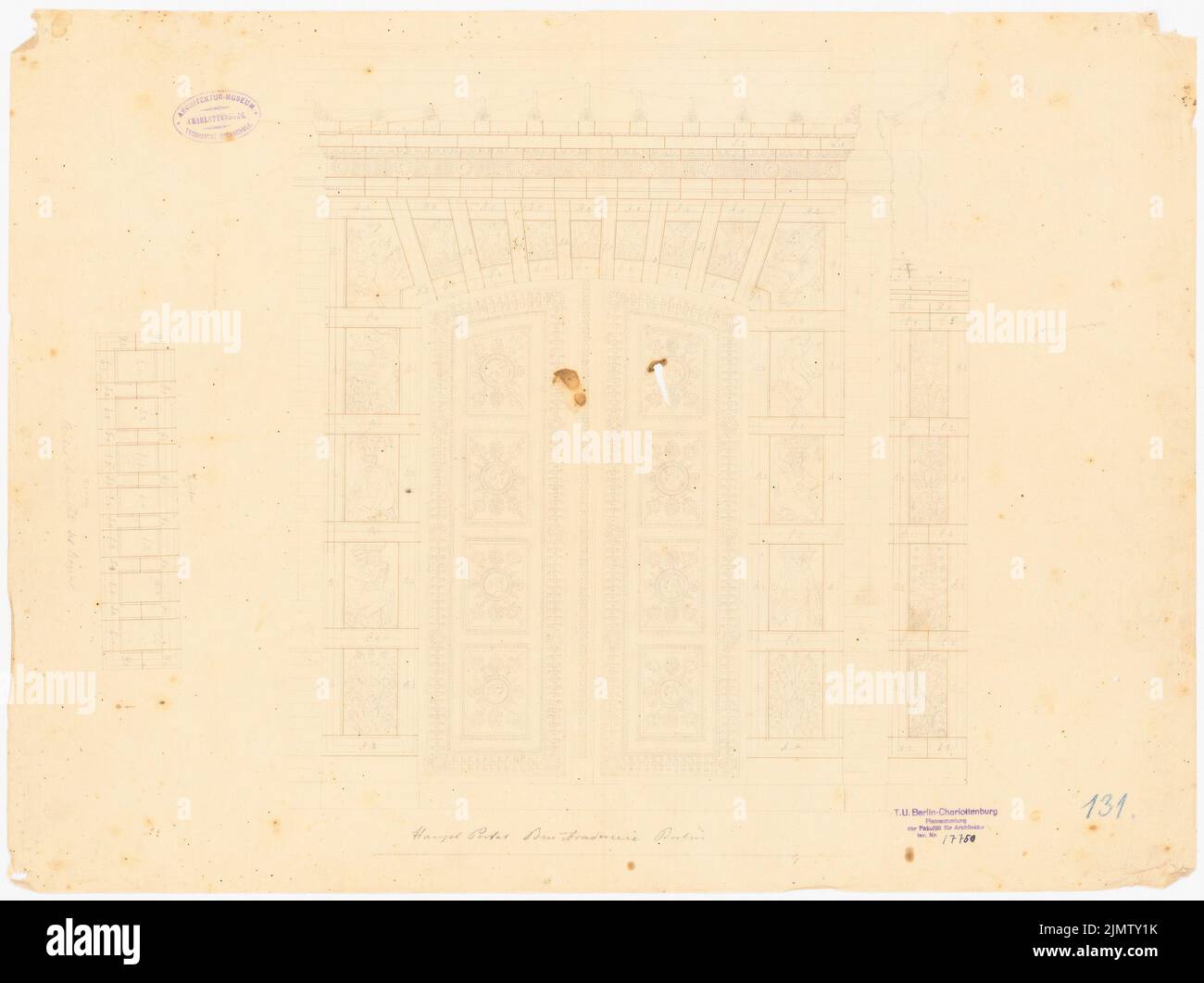 Main elevation Cut Out Stock Images & Pictures - Alamy