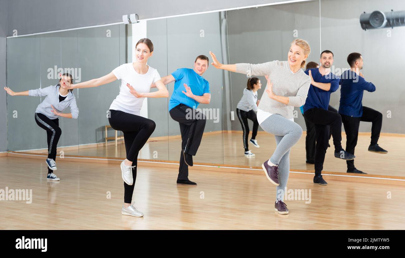 People practicing vigorous dance Stock Photo - Alamy