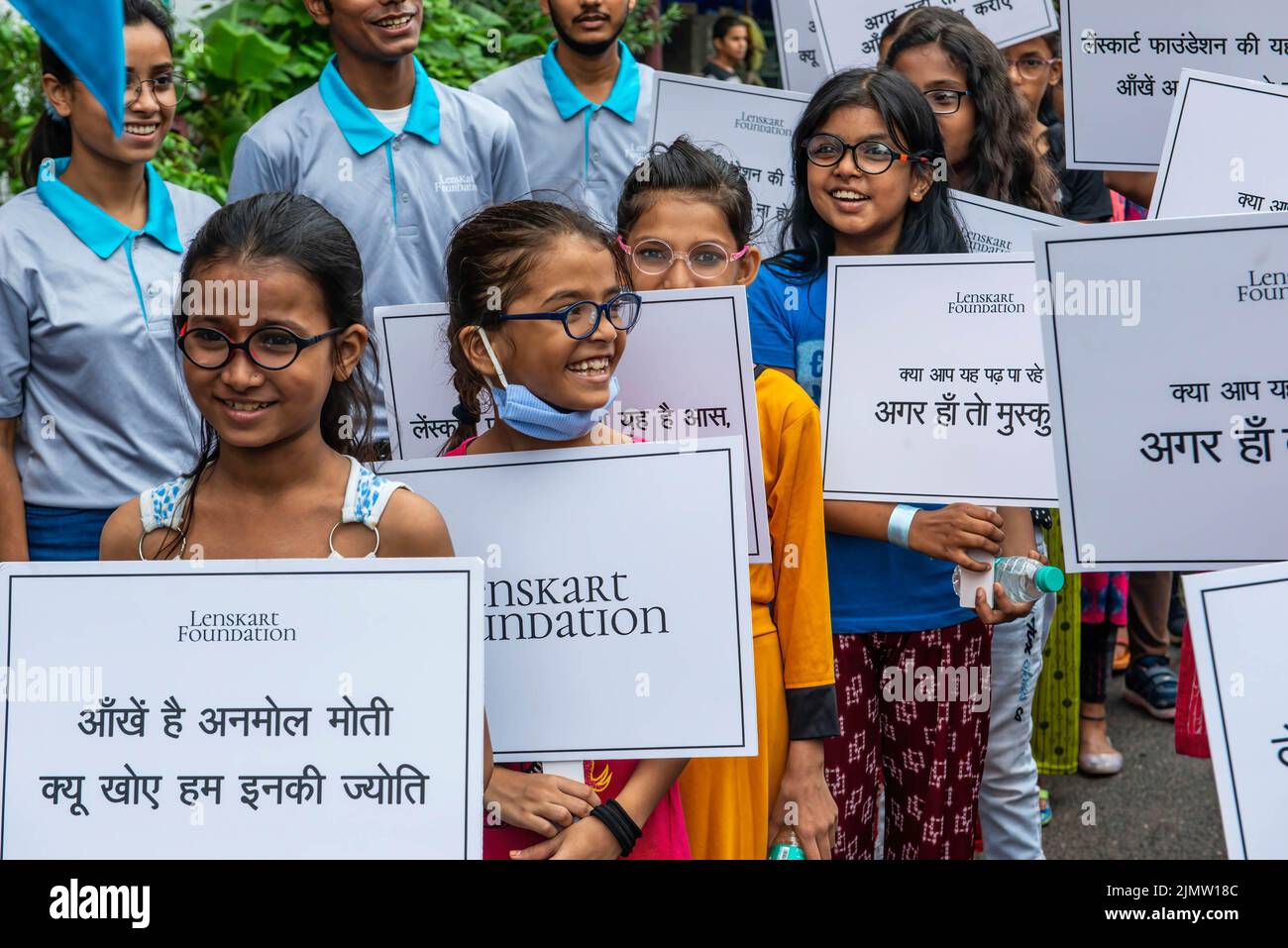 Children eye test india hi-res stock photography and images - Alamy