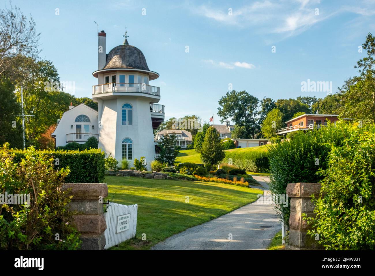 Scenic views in newport rhode island harbor Stock Photo - Alamy