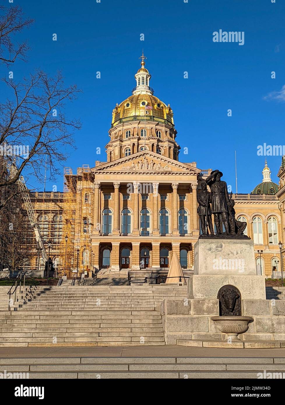 Scenic views around des moines iowa city downtown Stock Photo - Alamy