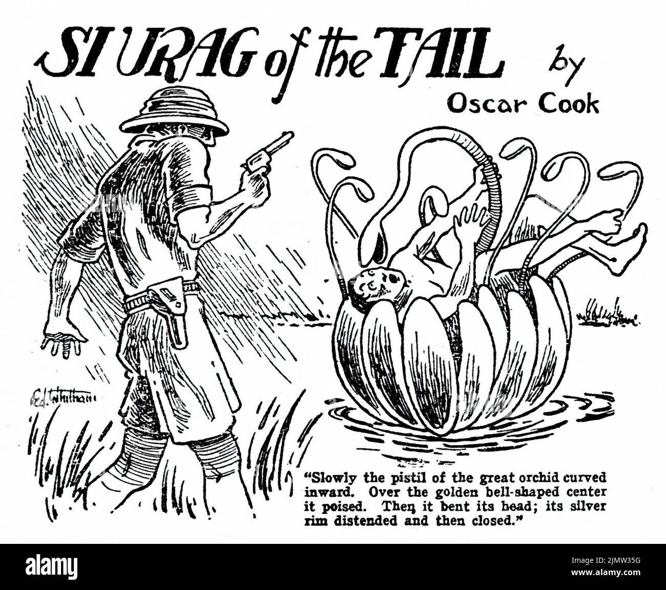 Si Urag of the Tail (1923) by Oscar Cook. Illustration by Ed Whitham ...