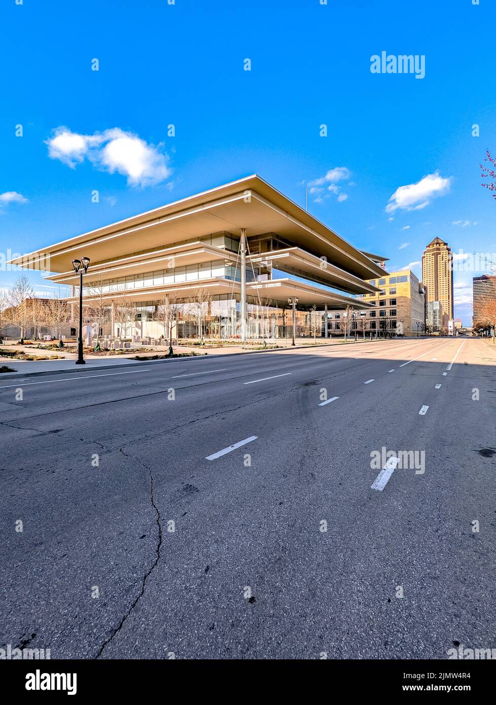 Scenic views around des moines iowa city downtown Stock Photo - Alamy