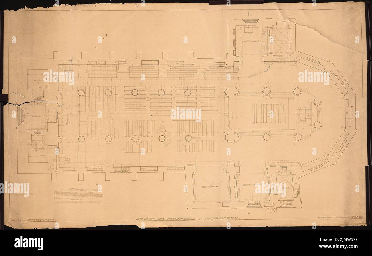 Stephanskirche in tangermunde 1914 hi-res stock photography and images ...