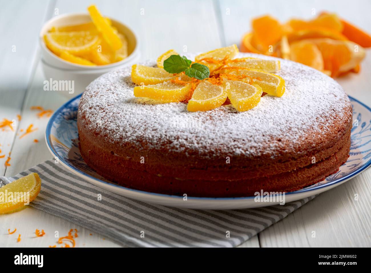 Traditional Italian orange cake Stock Photo - Alamy